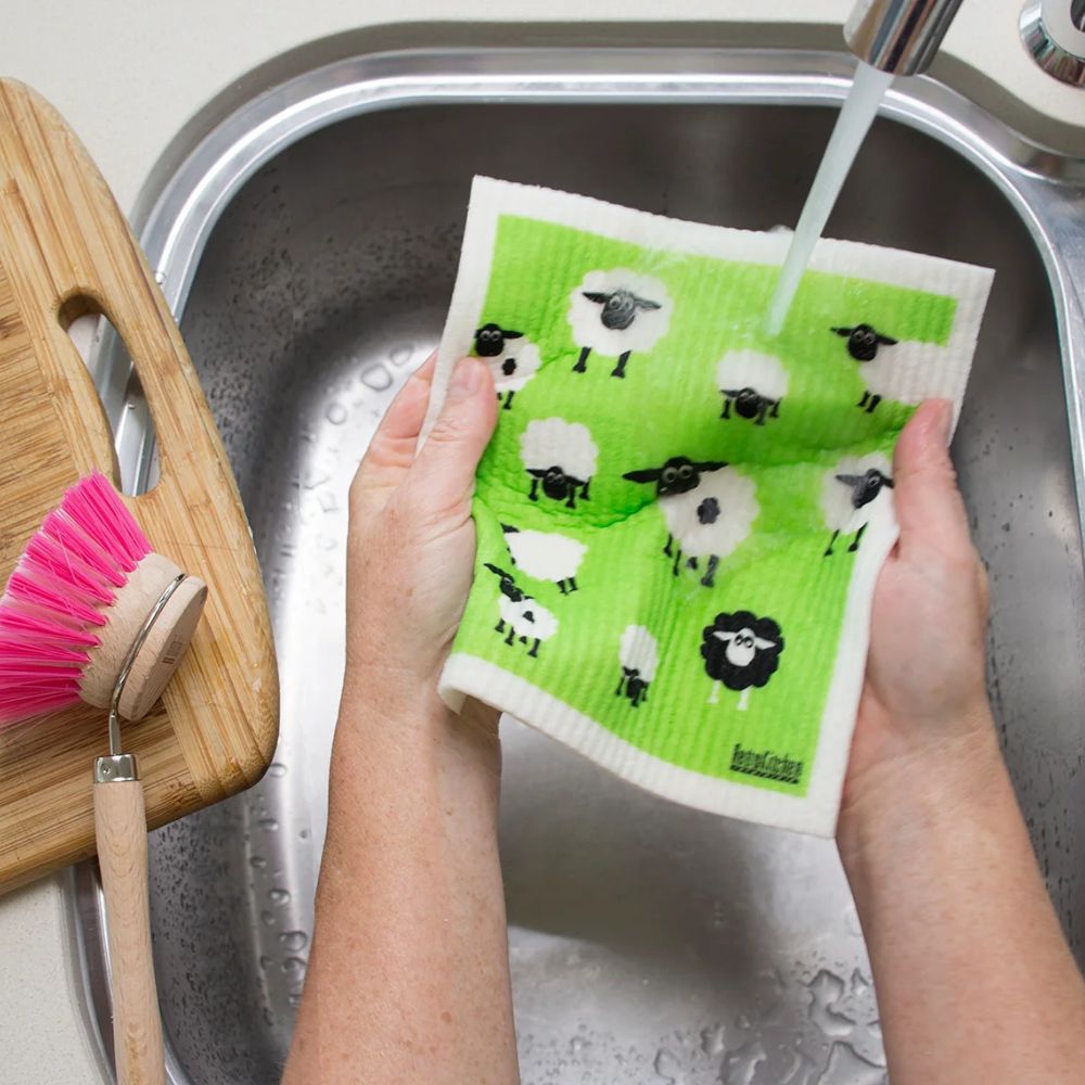 Buy Swedish Dish Sponge Cloth - Sheep – Biome New Zealand Online