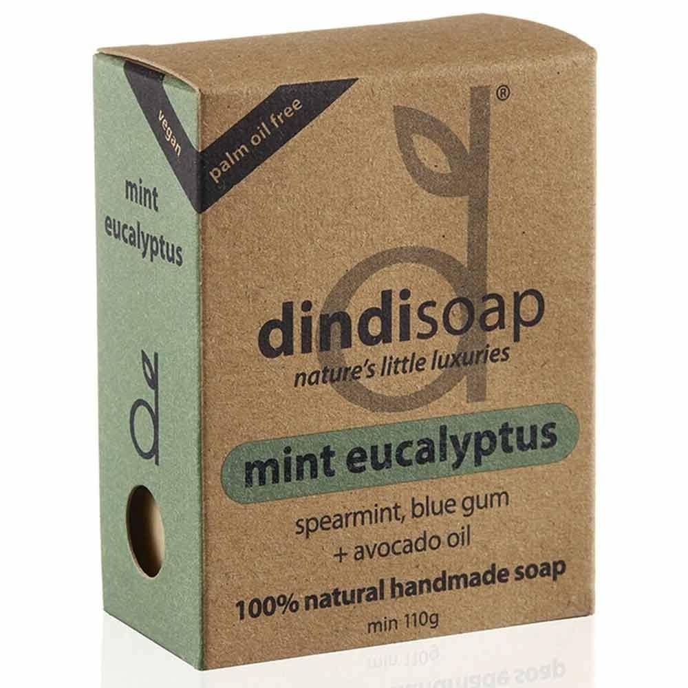 Buy Dindi Naturals Boxed Soap Bar 110g - Mint Eucalyptus – Biome New ...