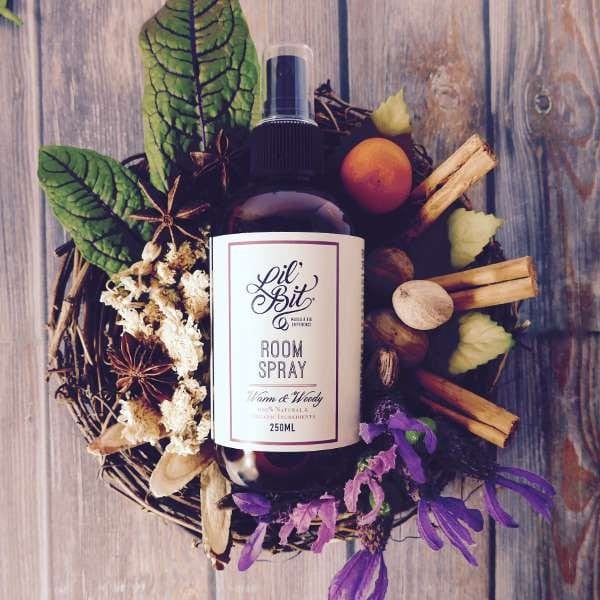 Buy Lil' Bit Room Spray 250ml - Warm & Woody – Biome New Zealand Online